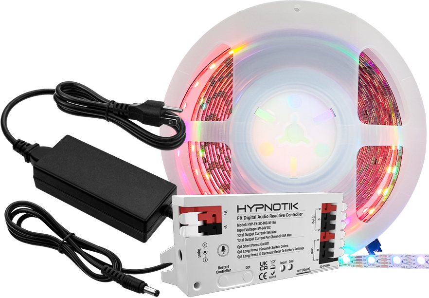 Audio Reactive Pixel Controller (Wi-Fi) – Hypnotik